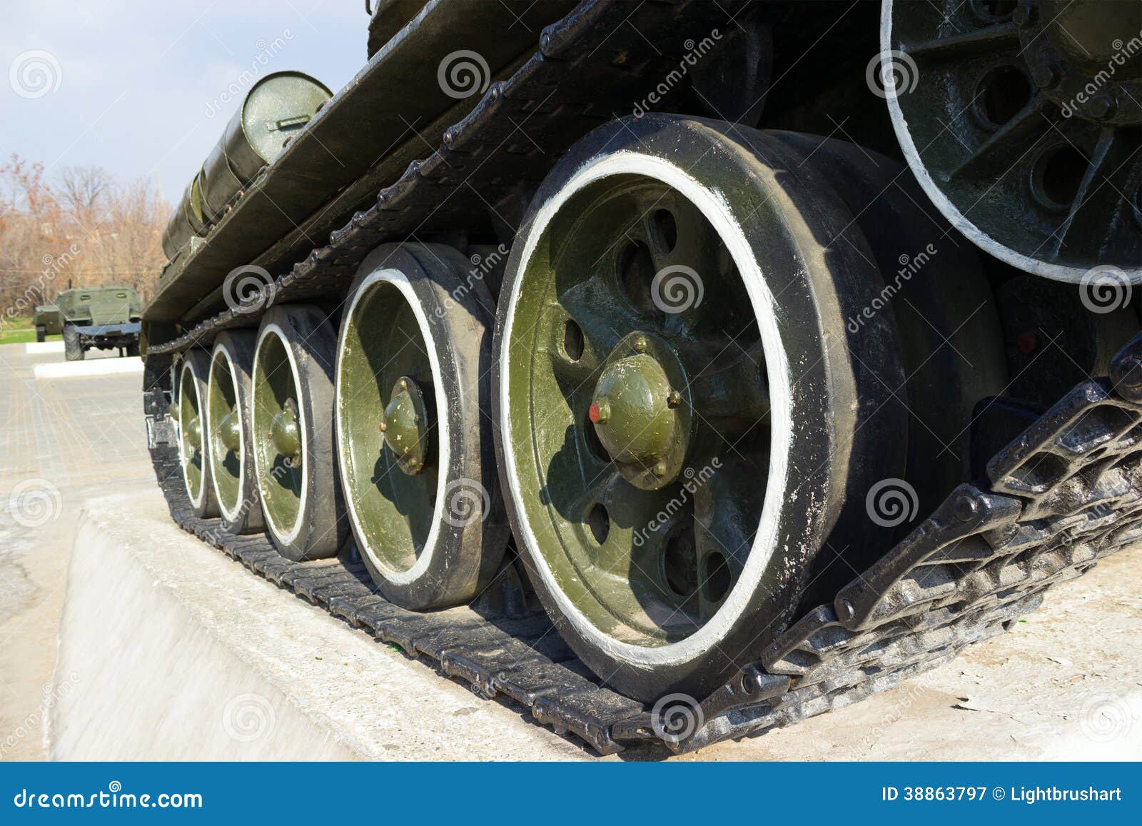 Soviet Old T-34 Tank Wheels Closeup Stock Image - Image of world, wheel ...