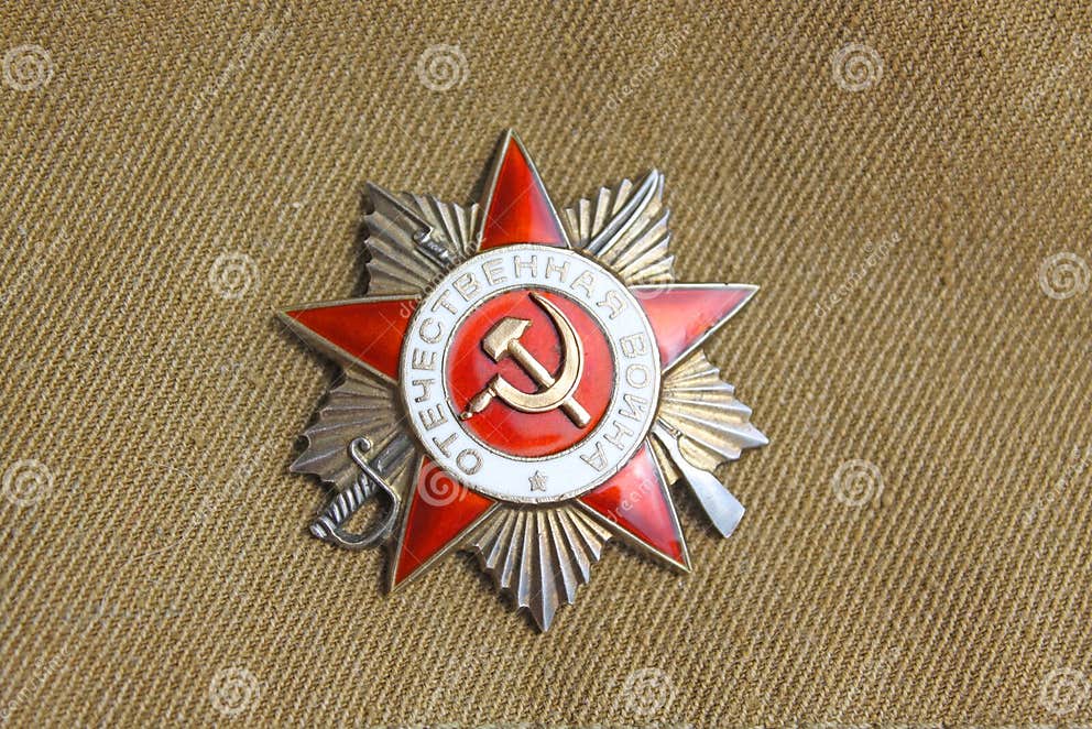 Soviet Orders Greate National War Stock Photo - Image of union, greate ...