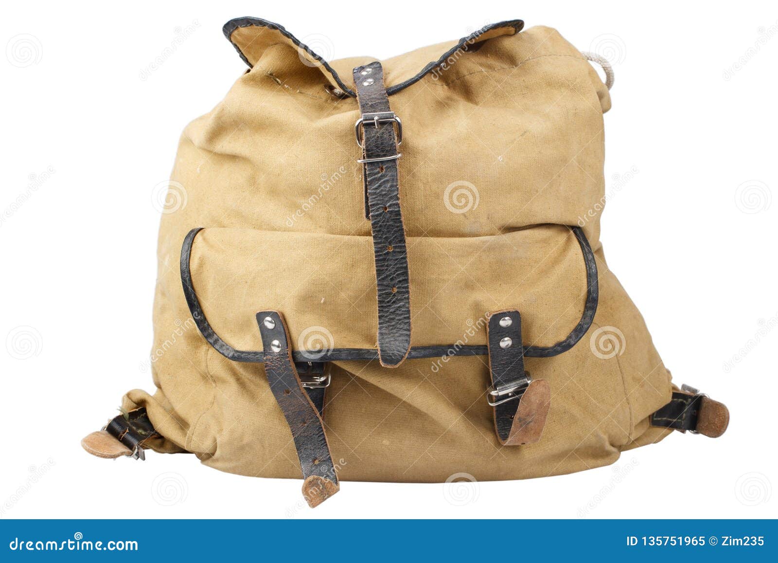 Soviet period backpack stock image. Image of carryall - 135751965