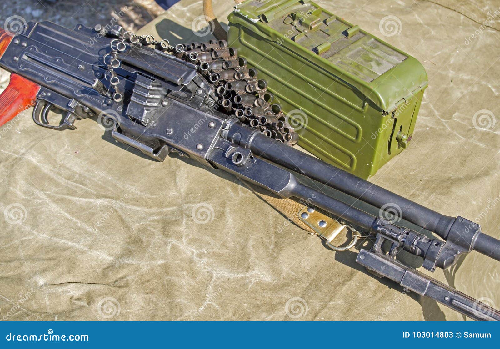 The PK Machine Gun Kalashnikov Stock Image - Image of ak47, arms: 103014803