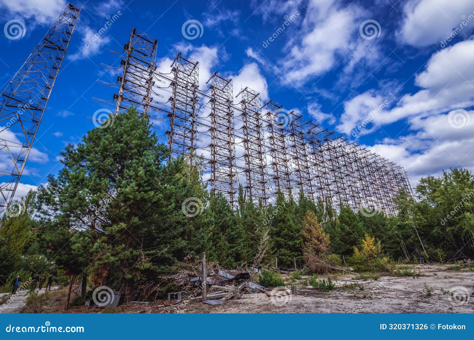 Soviet Radar System Duga At Chernobyl-2 Nuclear Power Plant Editorial ...