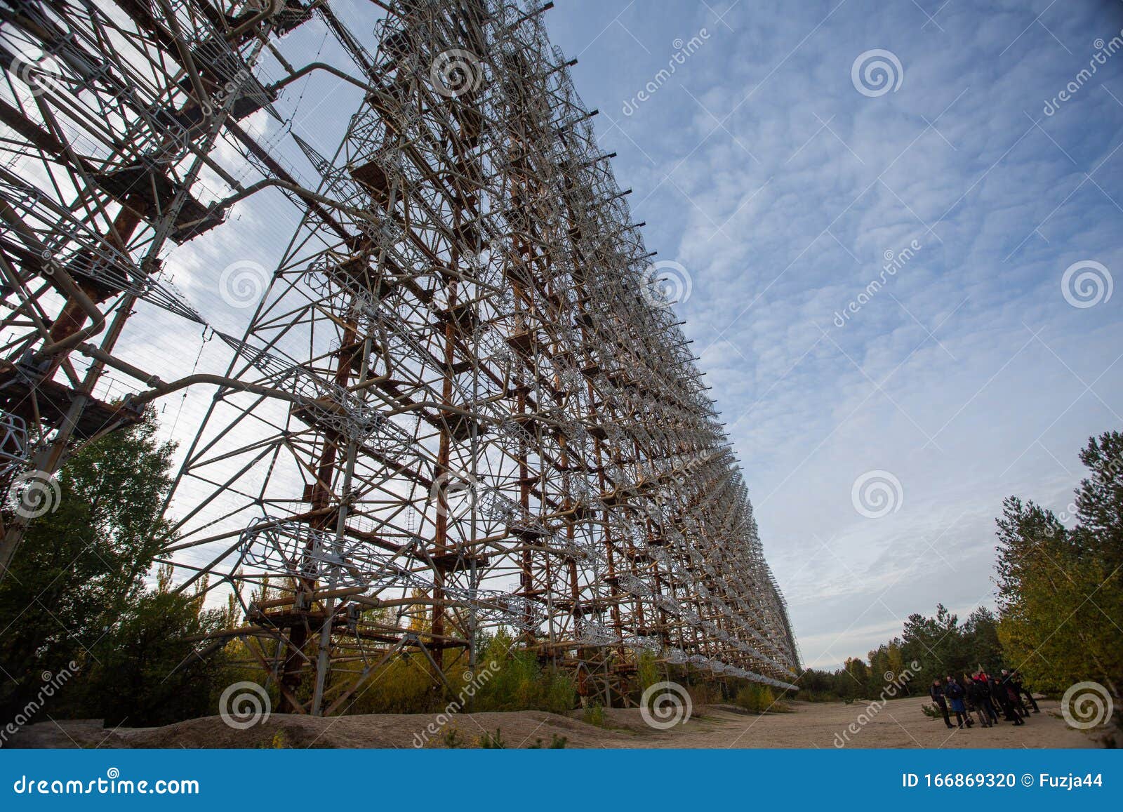 Soviet Radar System Duga At Chernobyl-2 Nuclear Power Plant Editorial ...