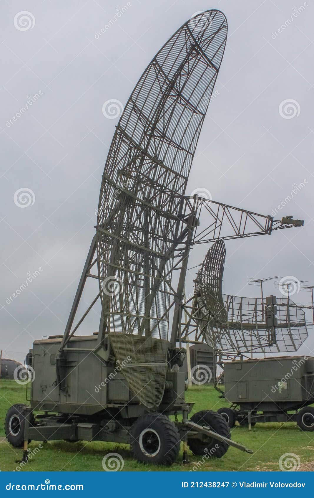 Soviet Radar System P-15 in the Belarusian Museum. Adopted in 1955 ...