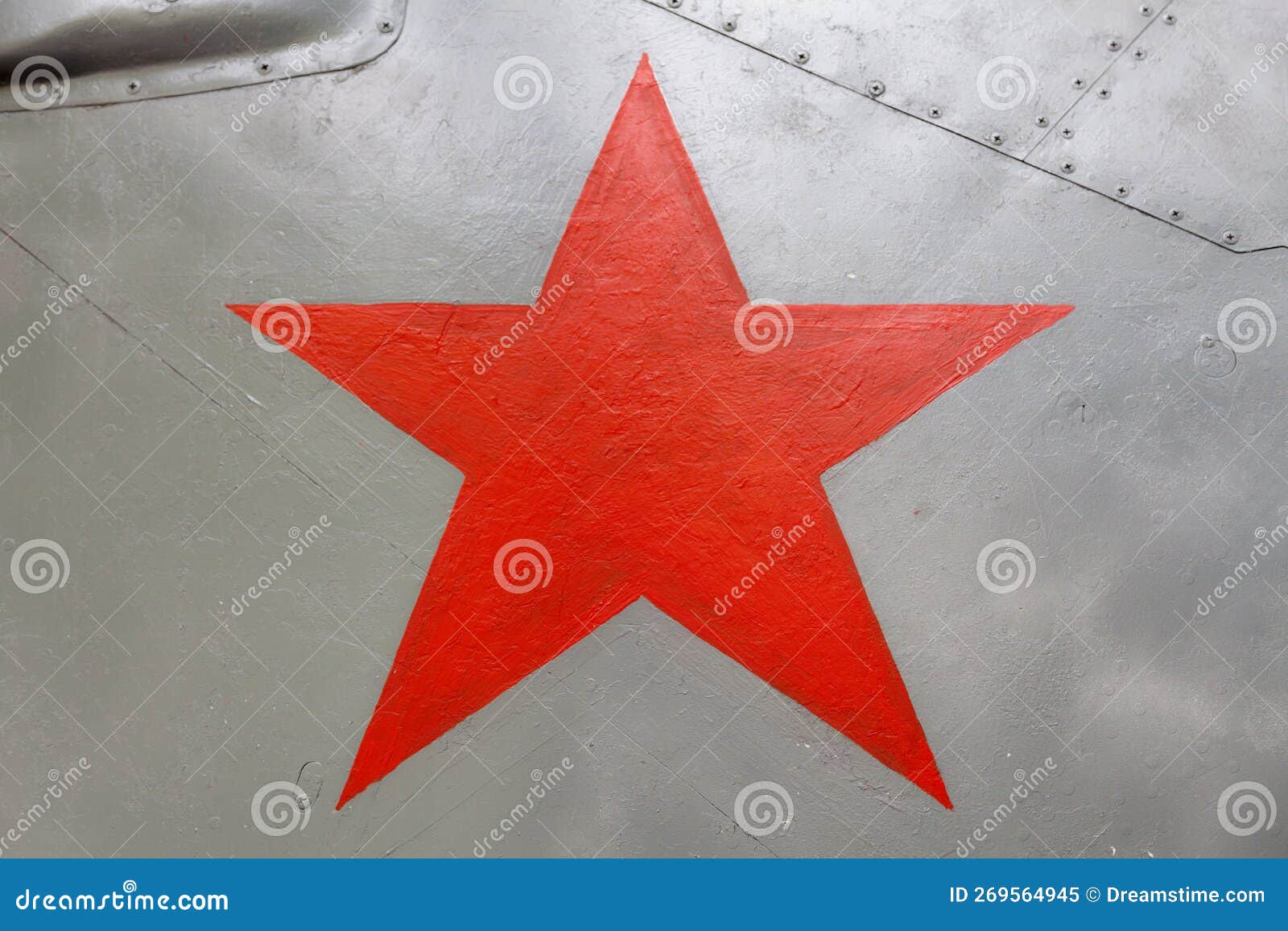 Soviet red star on a plane stock image. Image of soviet - 269564945