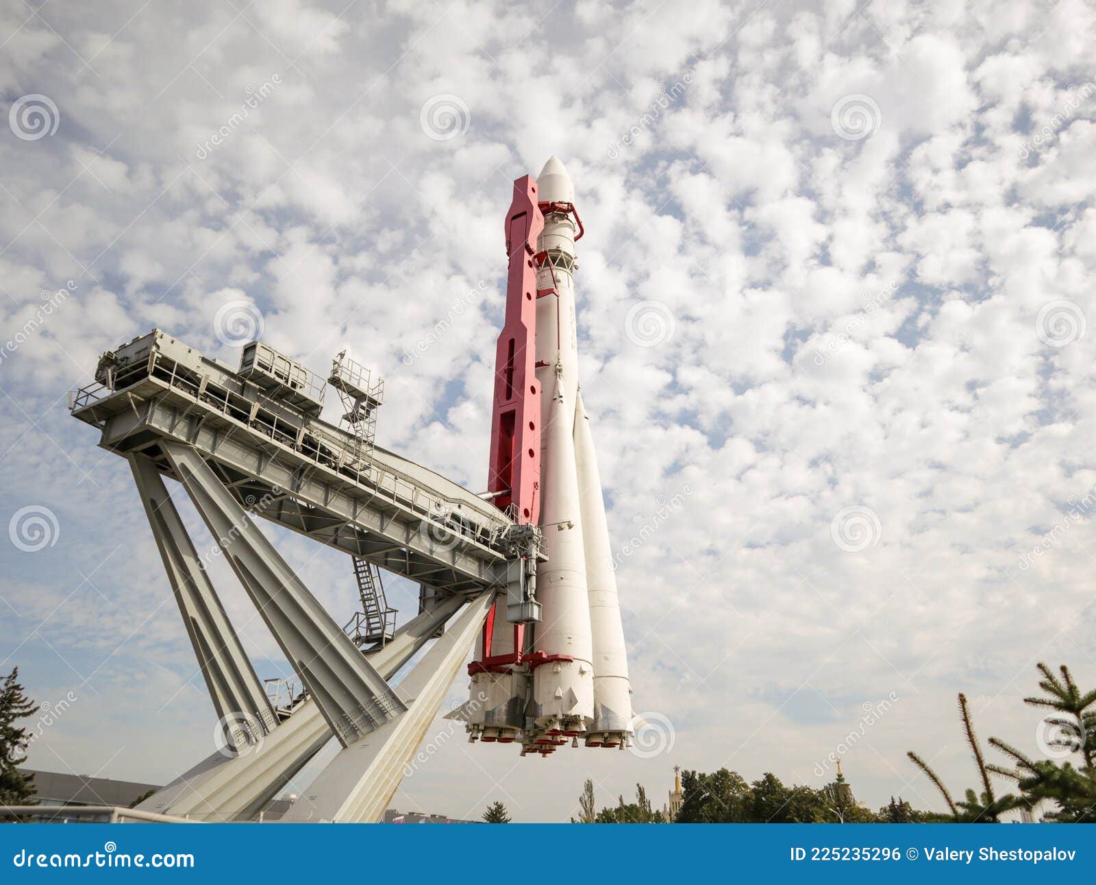 Soviet Rocket Vostok, Was Used To Launch the First Man into Space.the ...