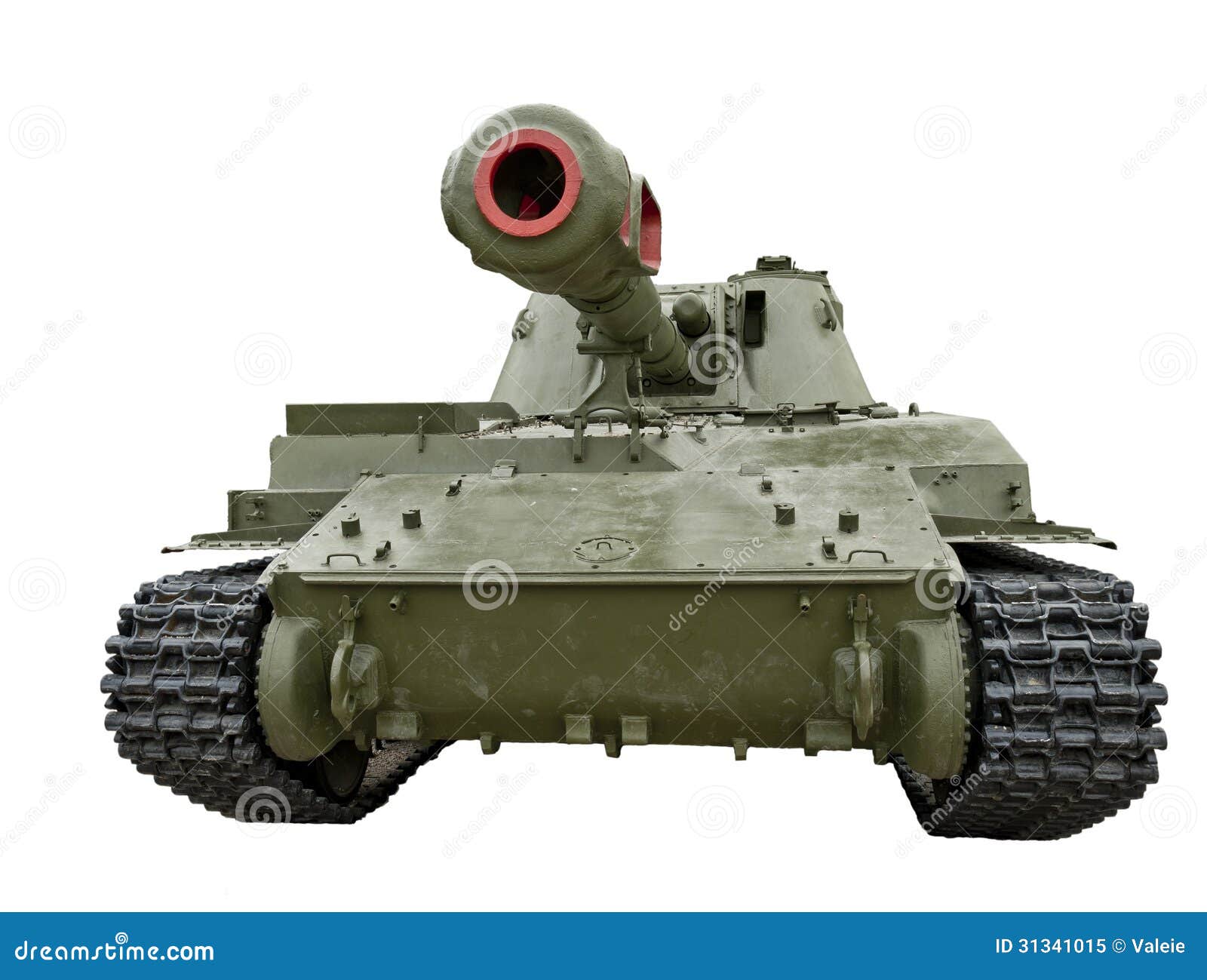 Soviet Self-propelled Howitzer Artillery Unit Stock Image - Image of ...