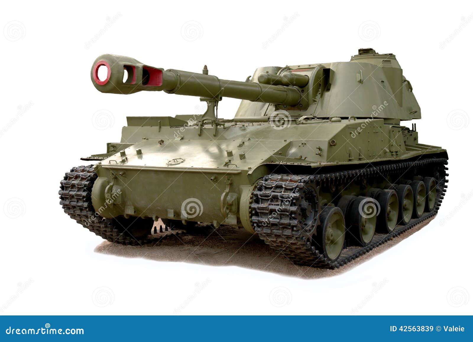 Soviet Self-propelled Howitzer Stock Image - Image of transport ...