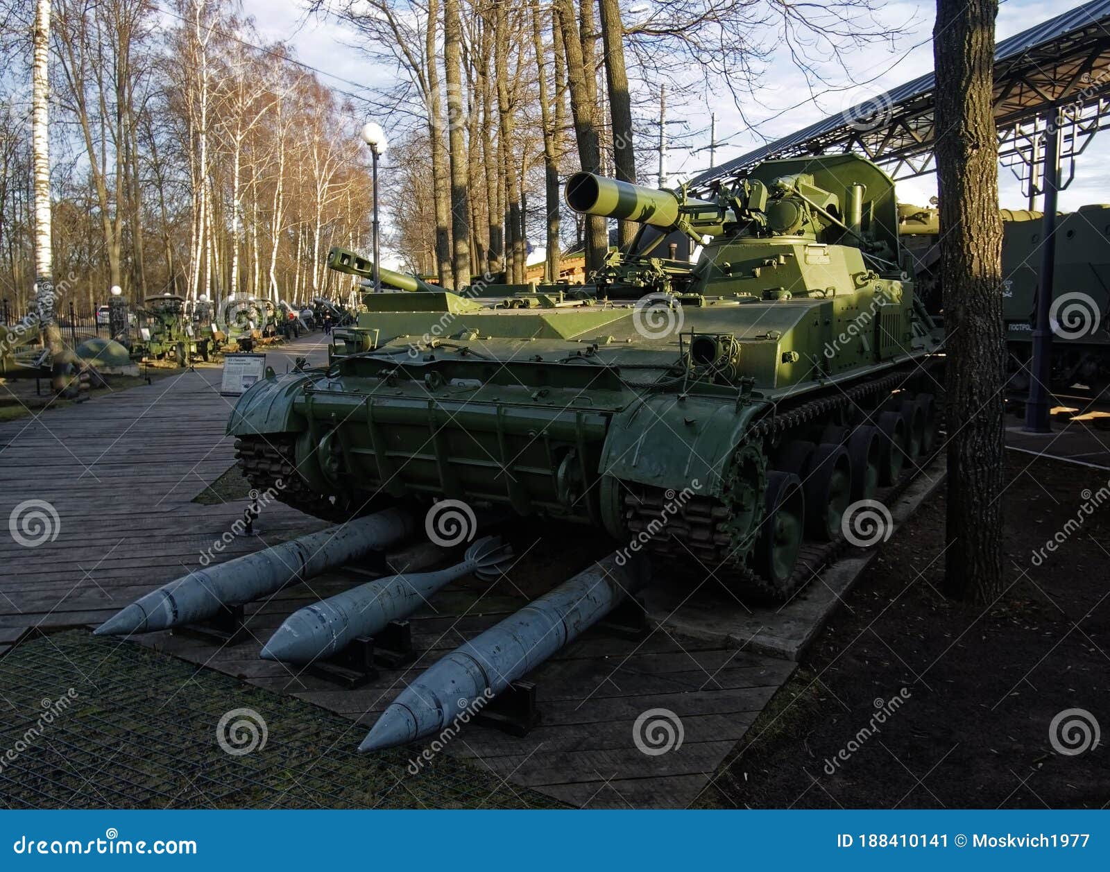 Soviet Self-propelled Mortars in the Museum Editorial Photo - Image of ...