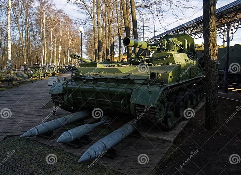 Soviet Self-propelled Mortars in the Museum Editorial Photo - Image of ...