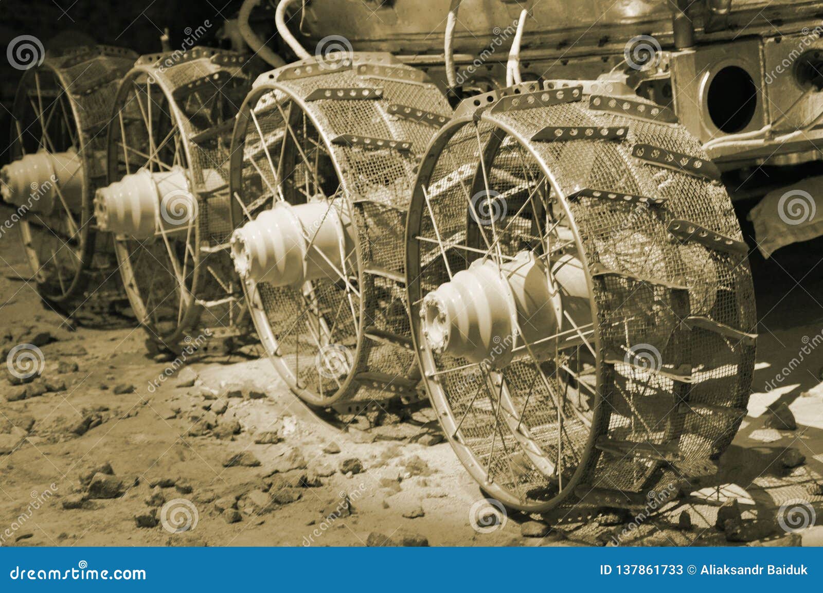 The Old Soviet Moon Rover In Museum Of Space Exploration, Pereiaslav ...