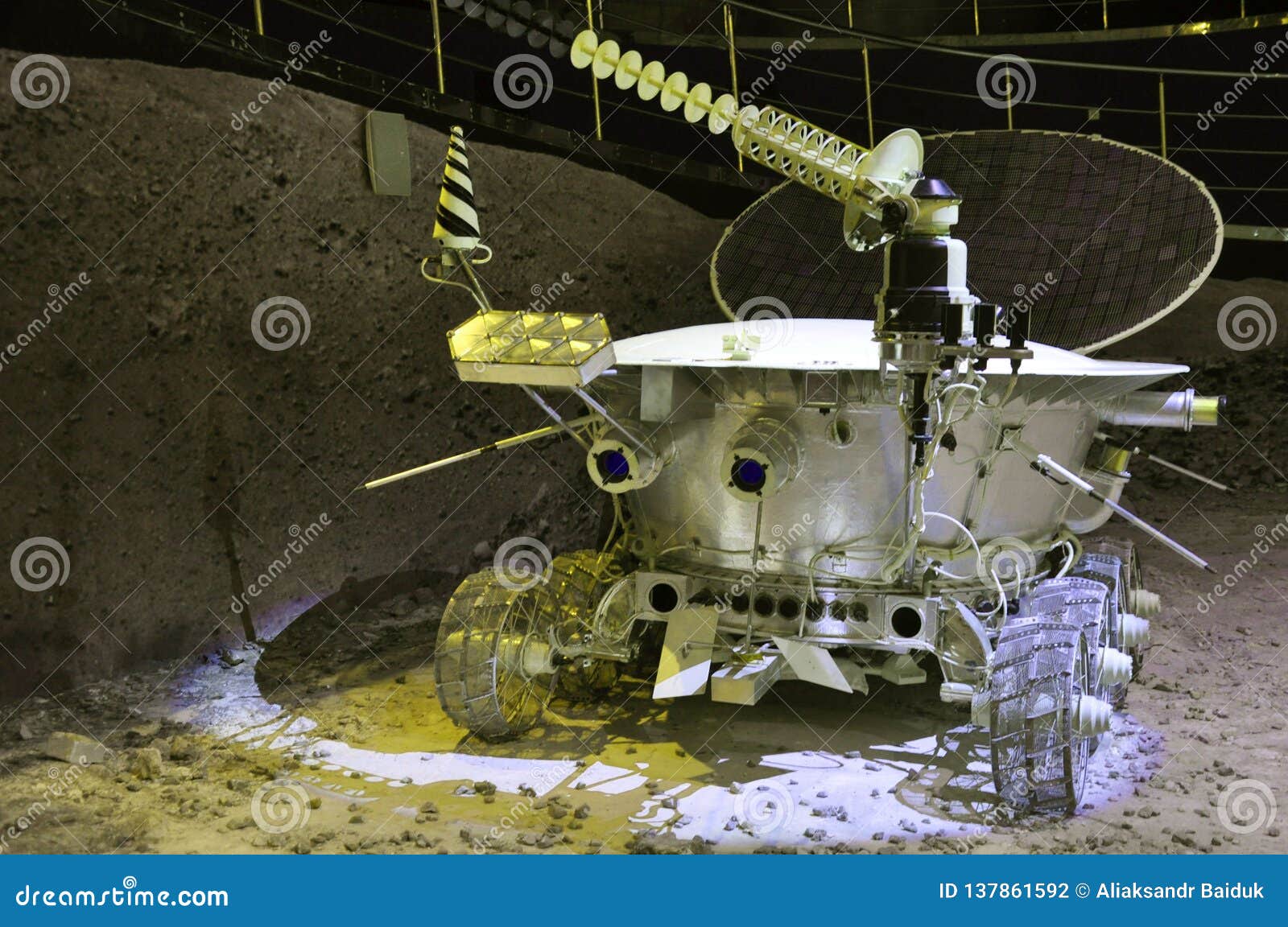 The Old Soviet Moon Rover In Museum Of Space Exploration, Pereiaslav ...