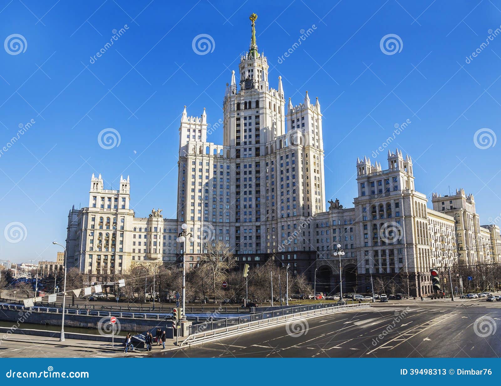 Skyscraper In Soviet Empire Style - Building Of The Soviet Hotel ...