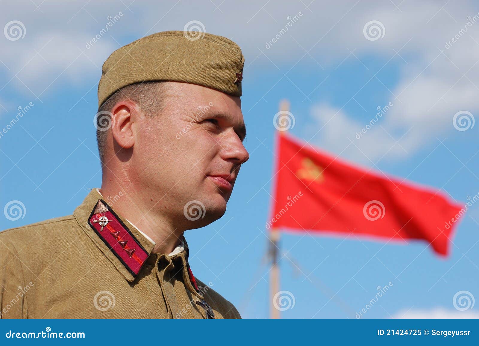Soviet soldier stock image. Image of force, outdoor, power - 21424725