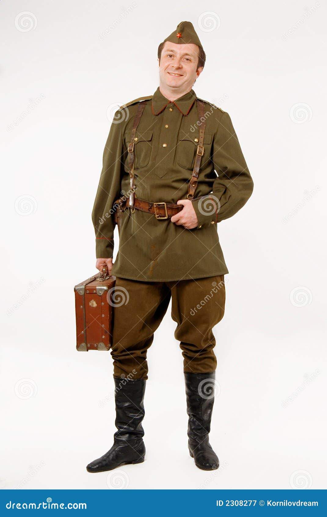 Soviet soldier stock image. Image of male, russian, regimentals - 2308277