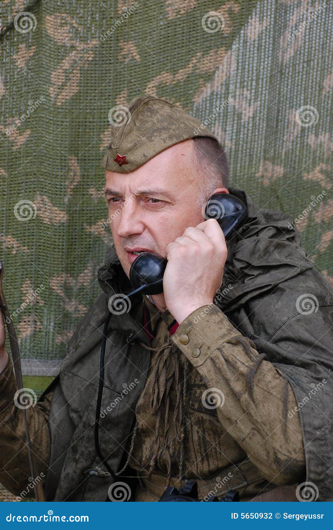 Soviet soldier stock photo. Image of enacting, style, history - 5650932