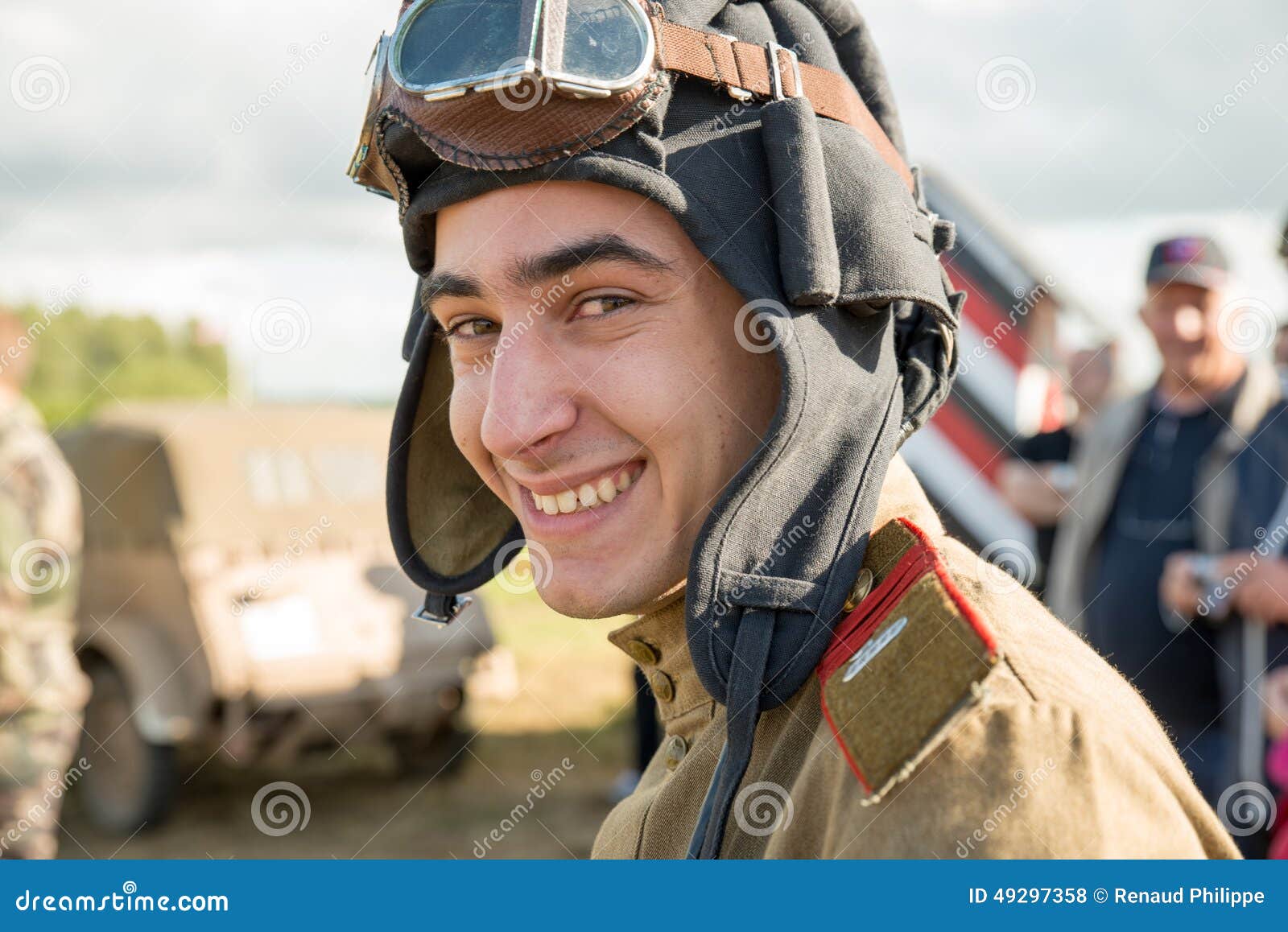 Soviet Soldier with His Helmet Stock Photo - Image of wwii, soldier ...
