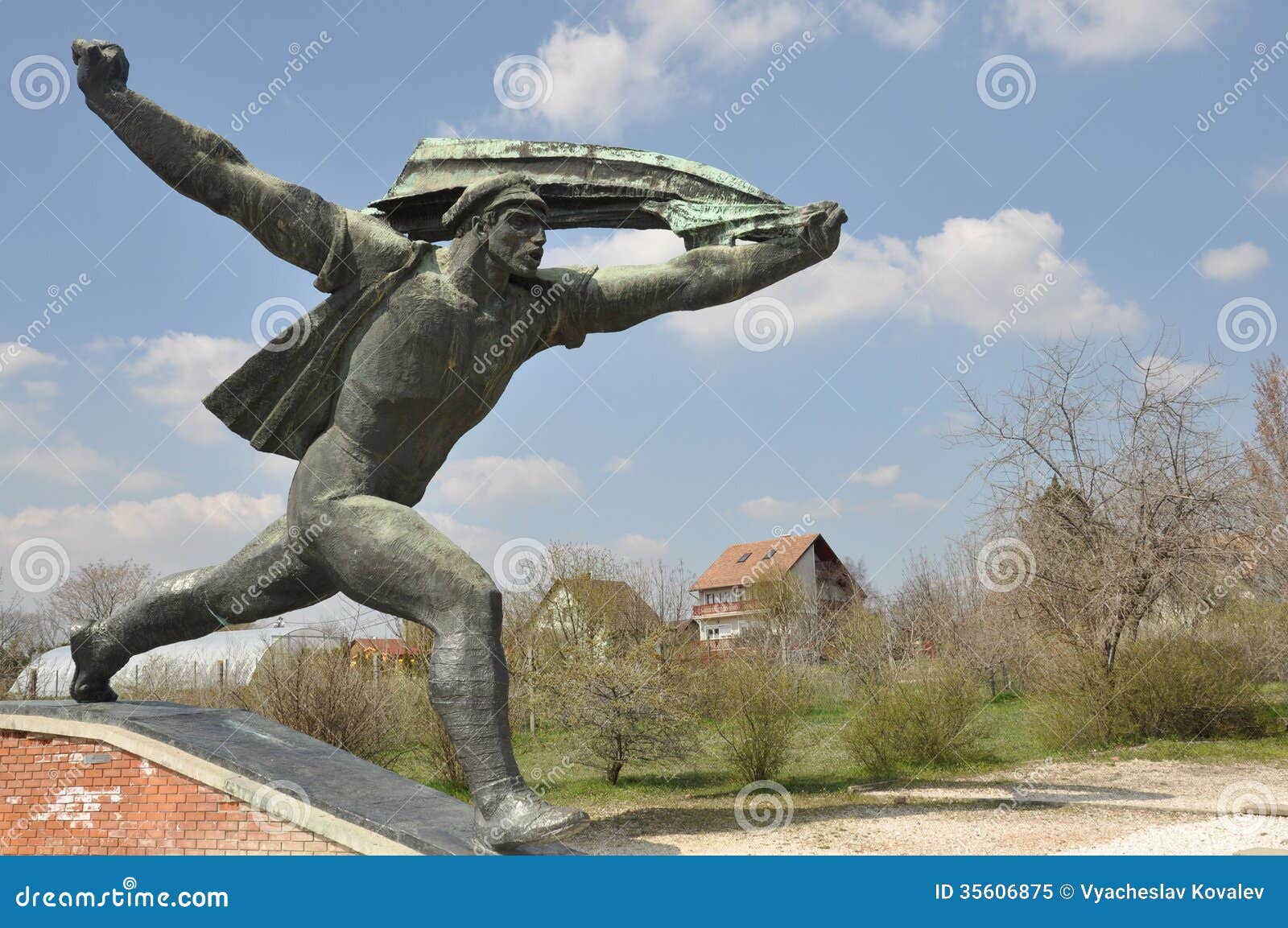 Soviet Soldier Statue in Budapest Stock Image - Image of tourism, great ...