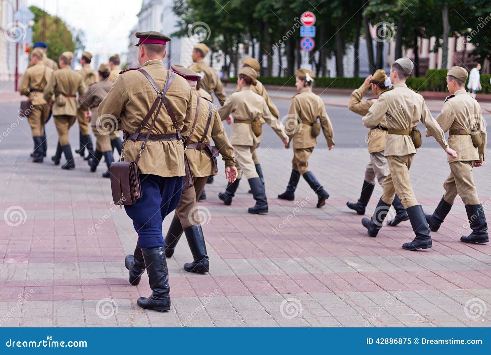 Soviet soldiers editorial image. Image of force, belorussian - 42886875