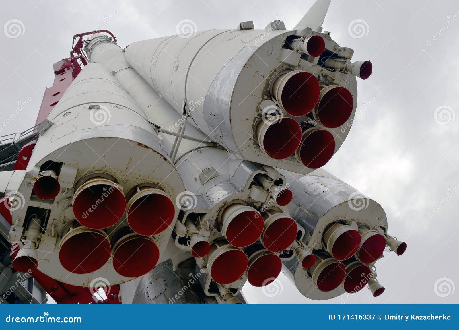 Soviet Space Ship, Rocket Vostok Stock Image - Image of cosmos ...
