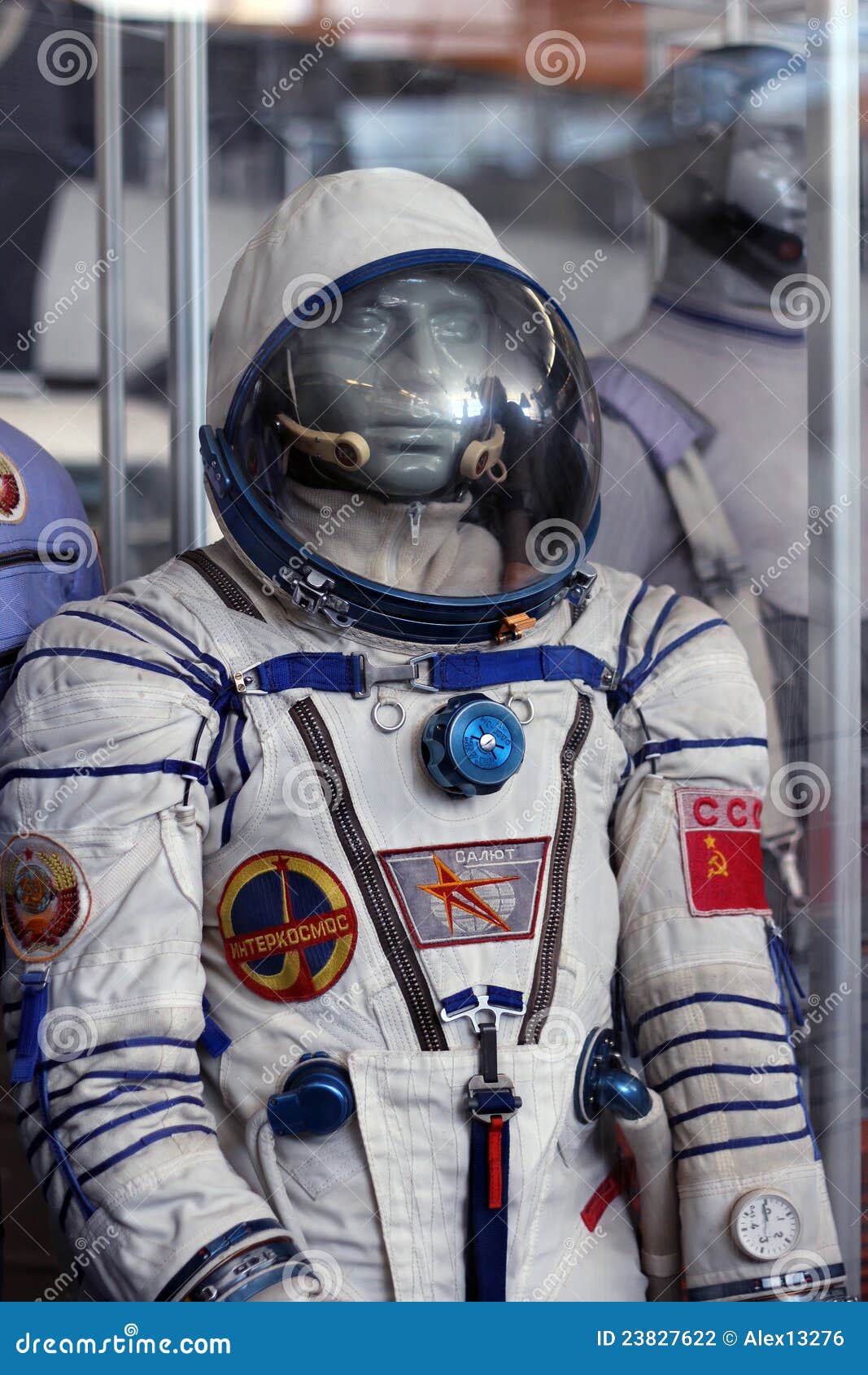 The Soviet Spacesuit with Symbols of USSR Editorial Photography - Image ...