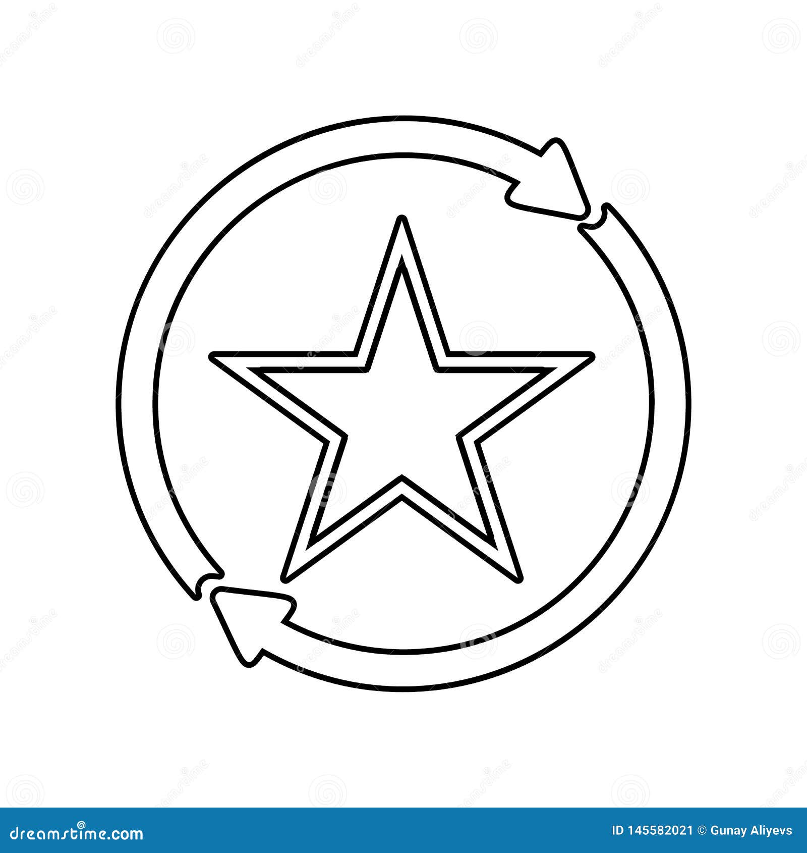 The Soviet Star in the Circle with the Arrow Icon. Element of Communism ...