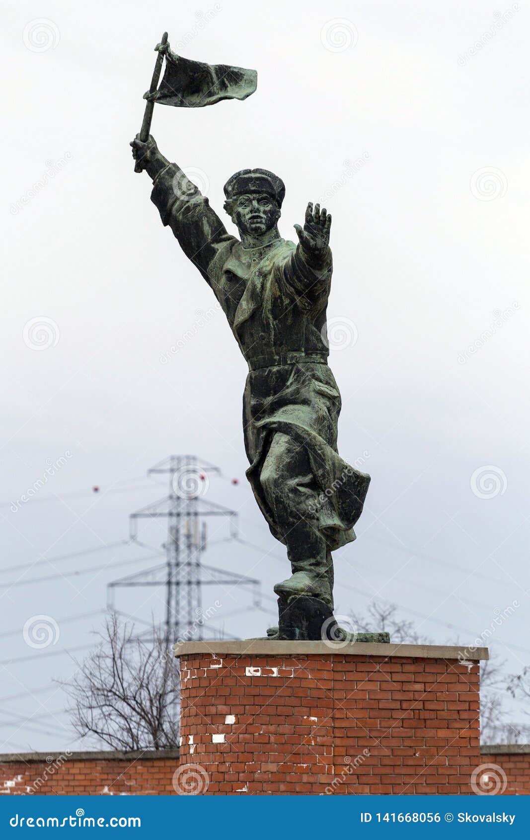 Soviet statue editorial photo. Image of communist, european - 141668056