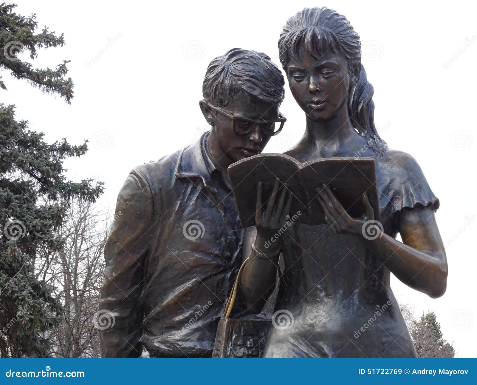 Soviet Students Sculpture in Front of the Polytechnic University ...