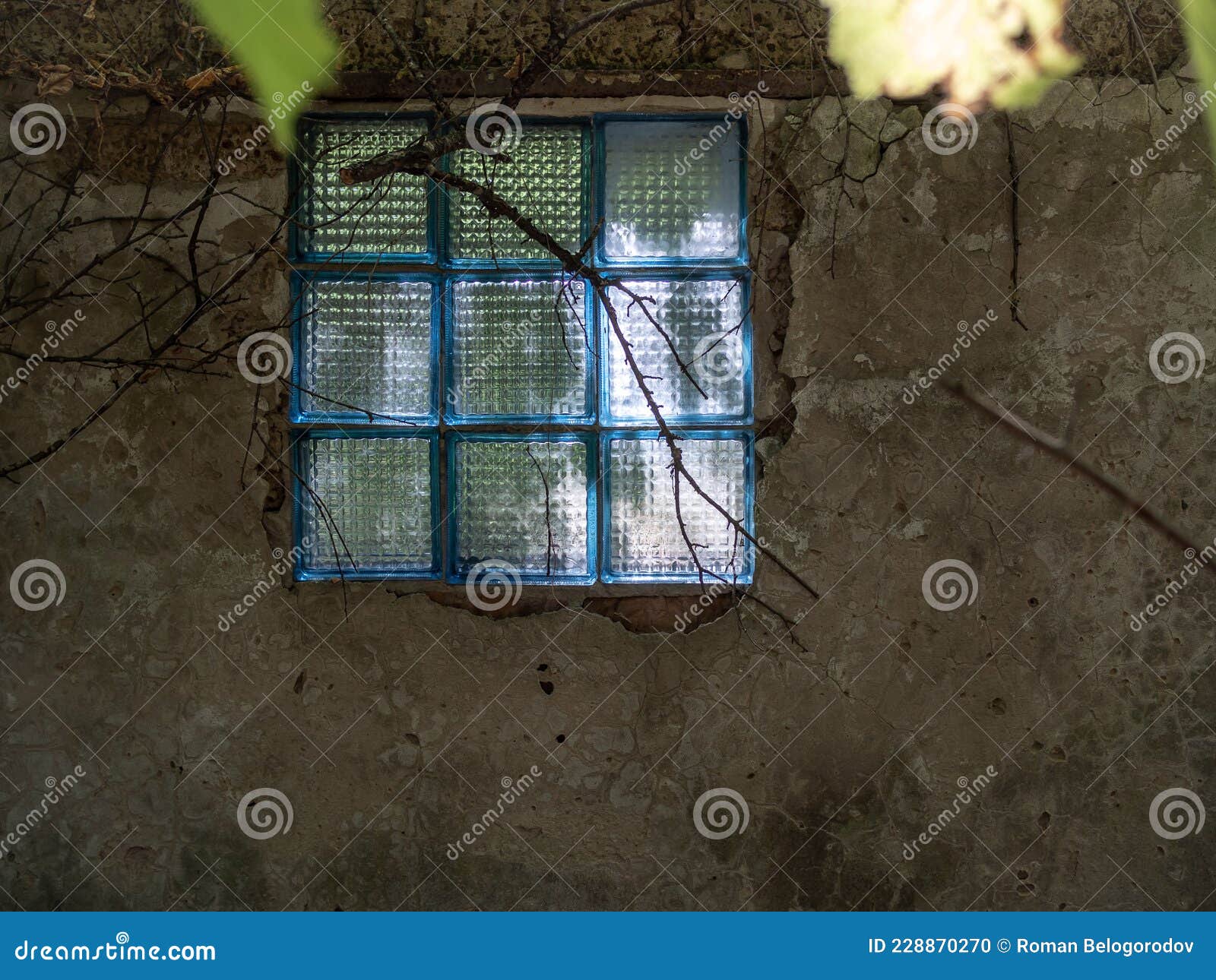 Soviet Style Glass Brick Windows Stock Photo - Image of windows ...