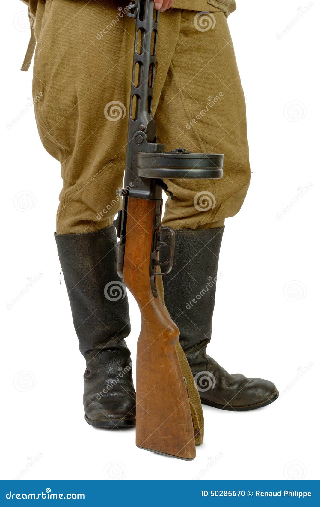 Soviet Submachine Gun Royalty-Free Stock Photo | CartoonDealer.com ...