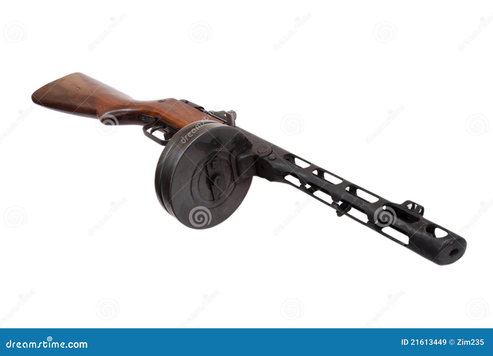 Soviet submachine gun ppsh stock image. Image of firearms - 21613449