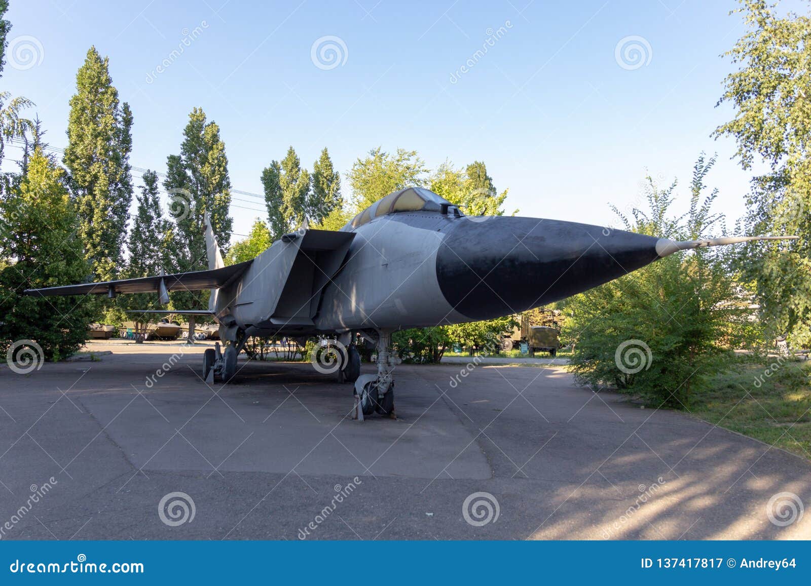 Soviet Supersonic Long-range Interceptor Fighter Editorial Photography ...