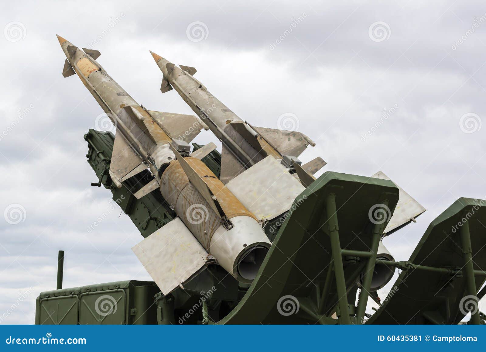 Soviet Surface-to-air Missile System Stock Image - Image of carry, 125m ...