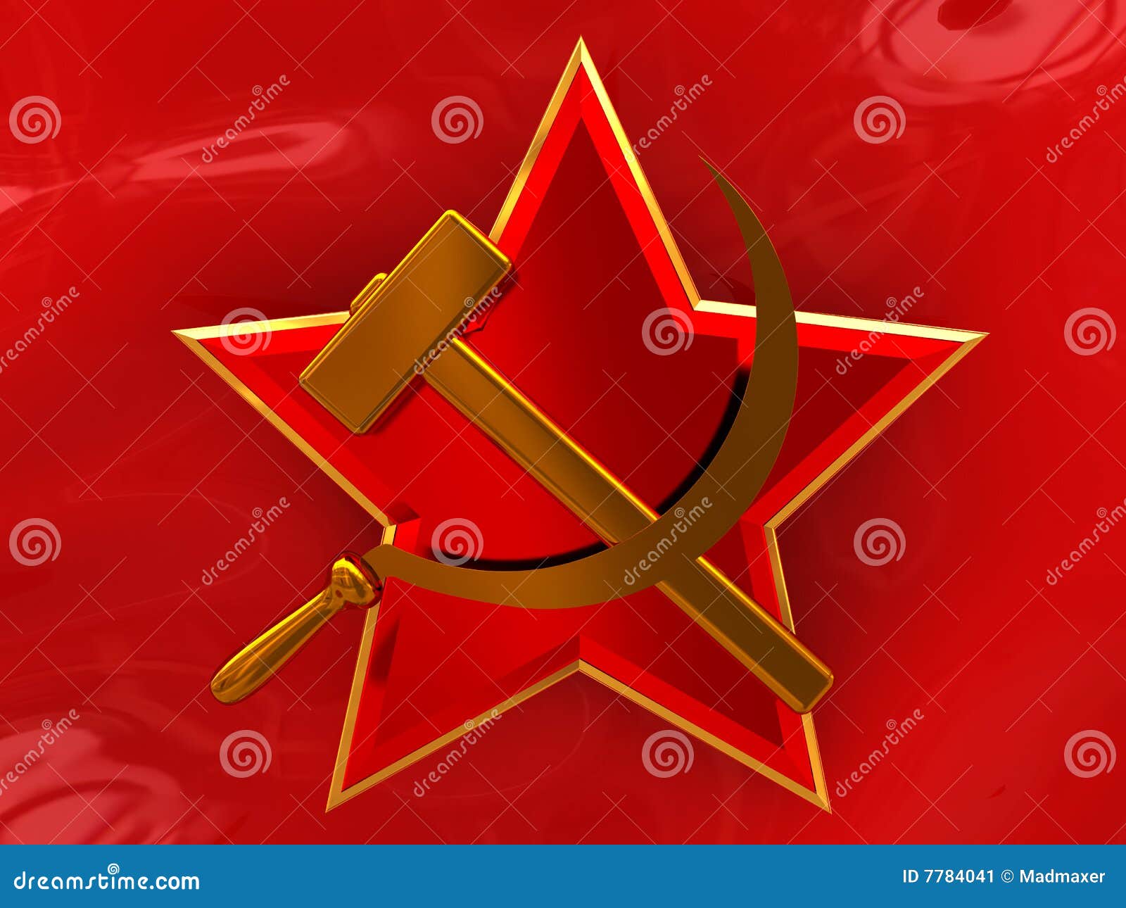 Soviet symbol stock illustration. Illustration of retro - 7784041