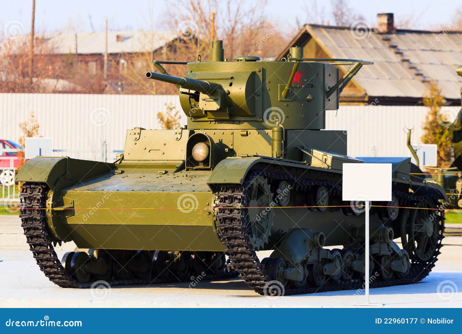 Soviet tank stock image. Image of russia, star, artillery - 22960177