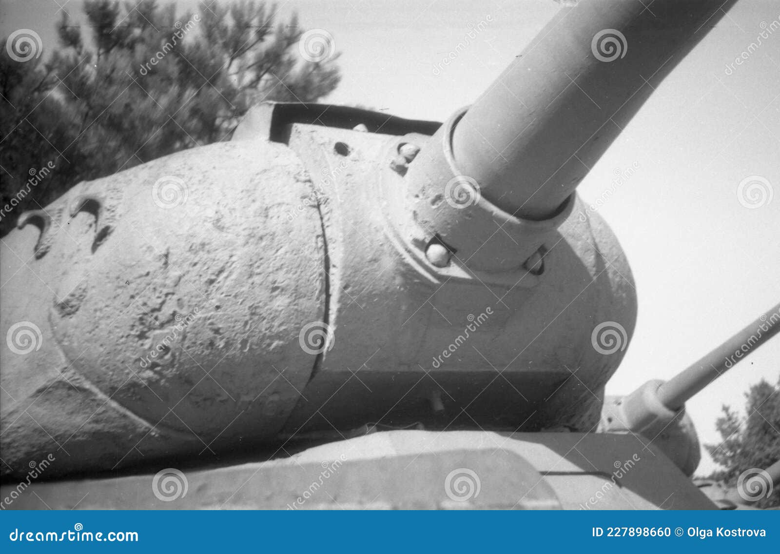 Soviet Tank in Open-air Museum. Monument To Soviet Technology of the ...
