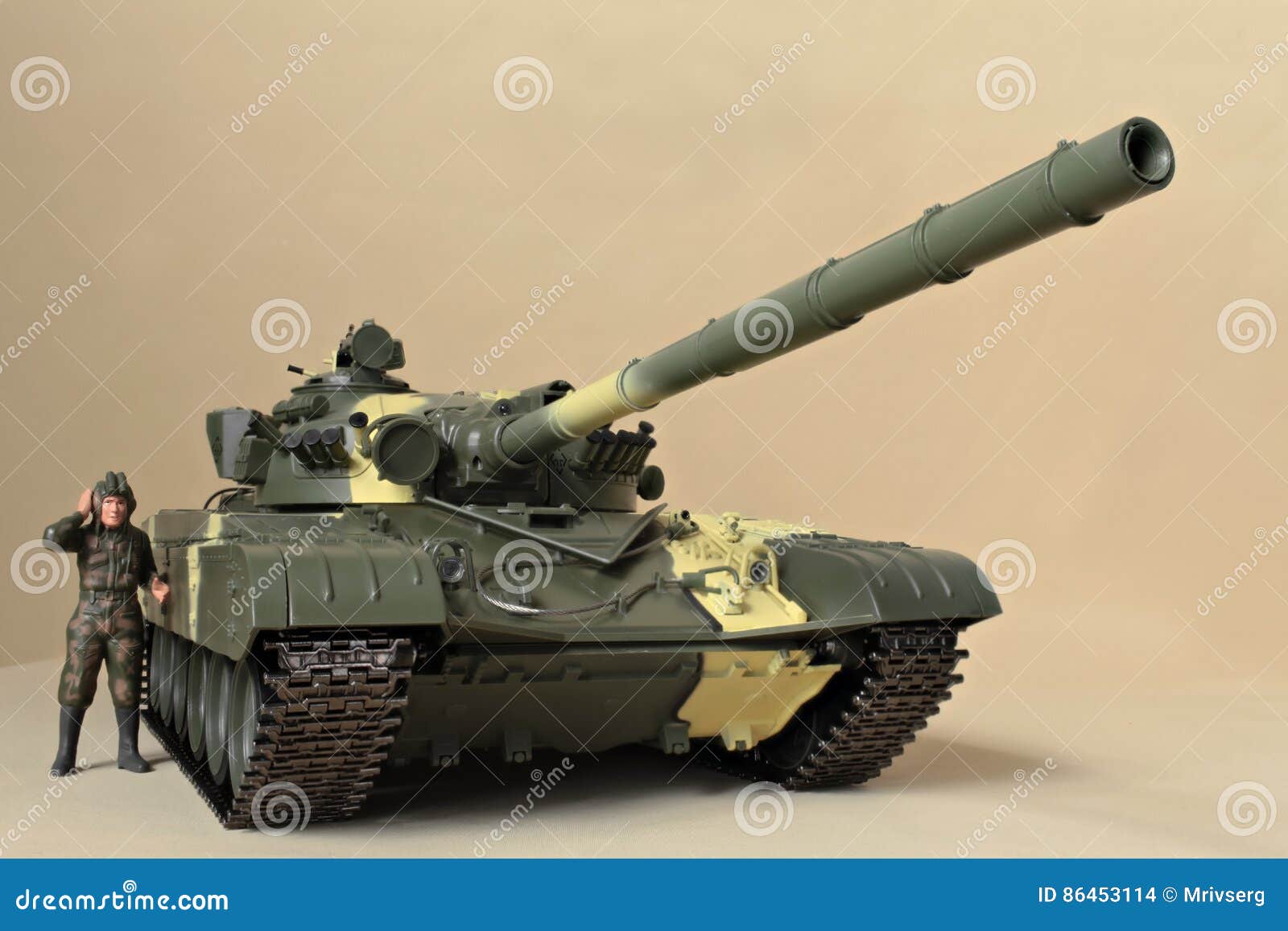 Soviet Tank T-72 Front View Stock Photo - Image of stand, soldier: 86453114