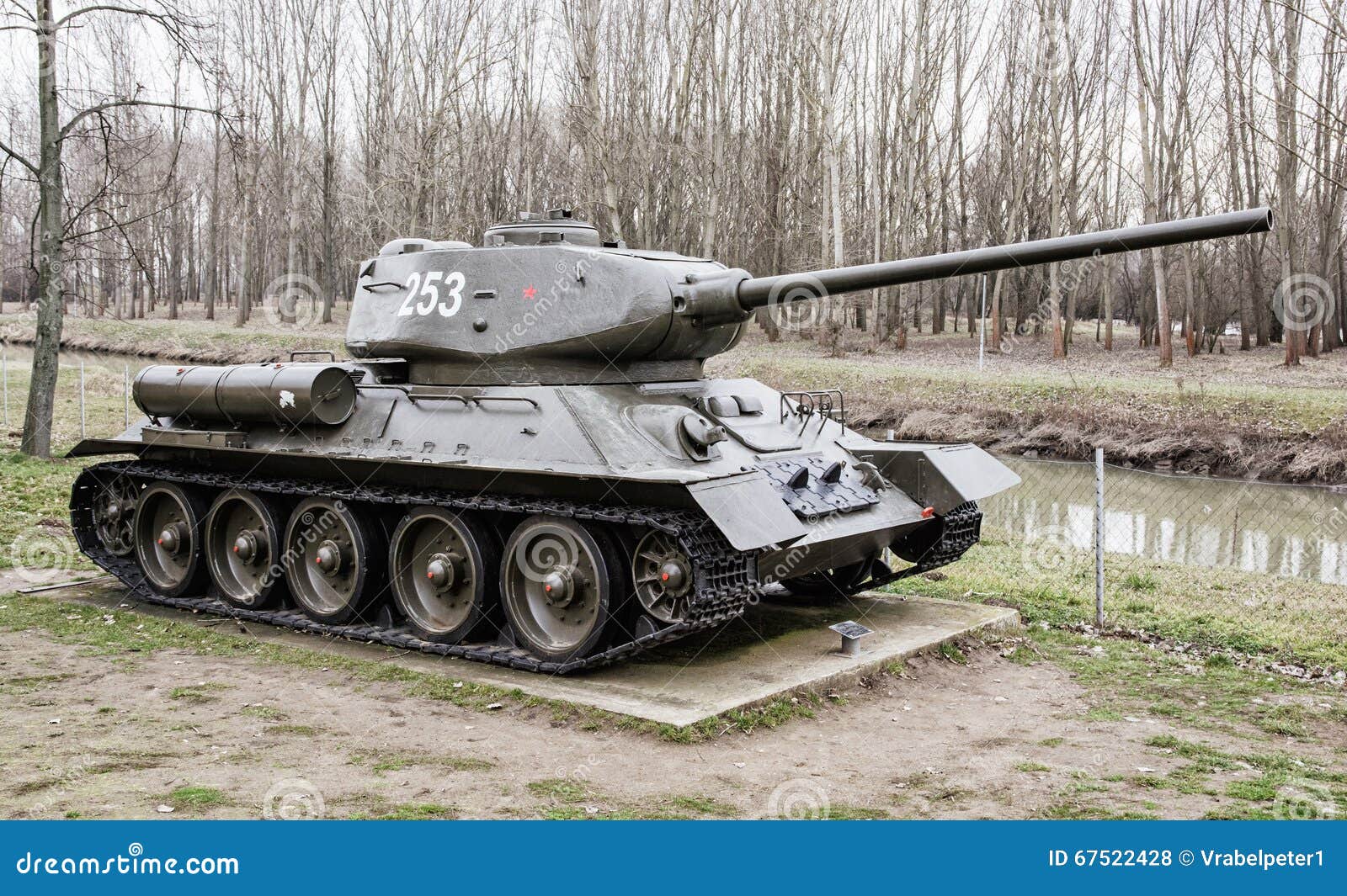 Soviet Tank T-34-85 of the World War II Stock Photo - Image of industry ...
