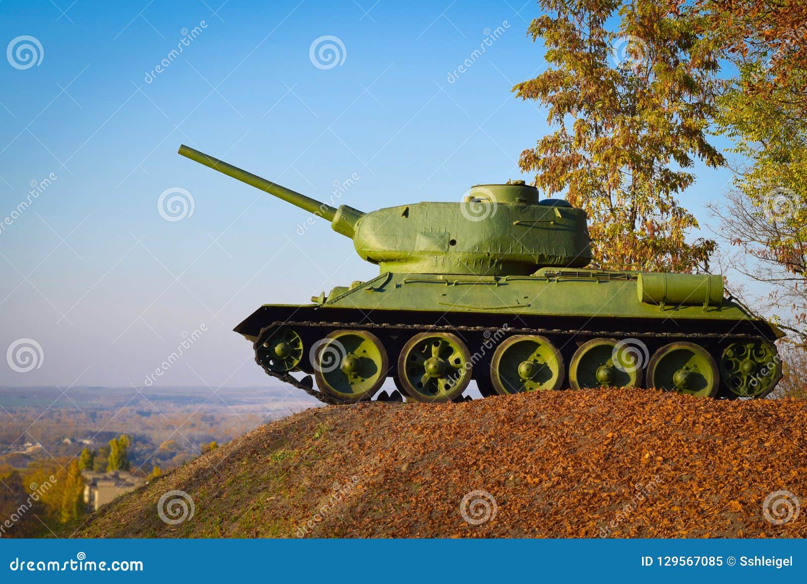 Soviet Tank T-34 of World War II Stock Image - Image of propelled ...