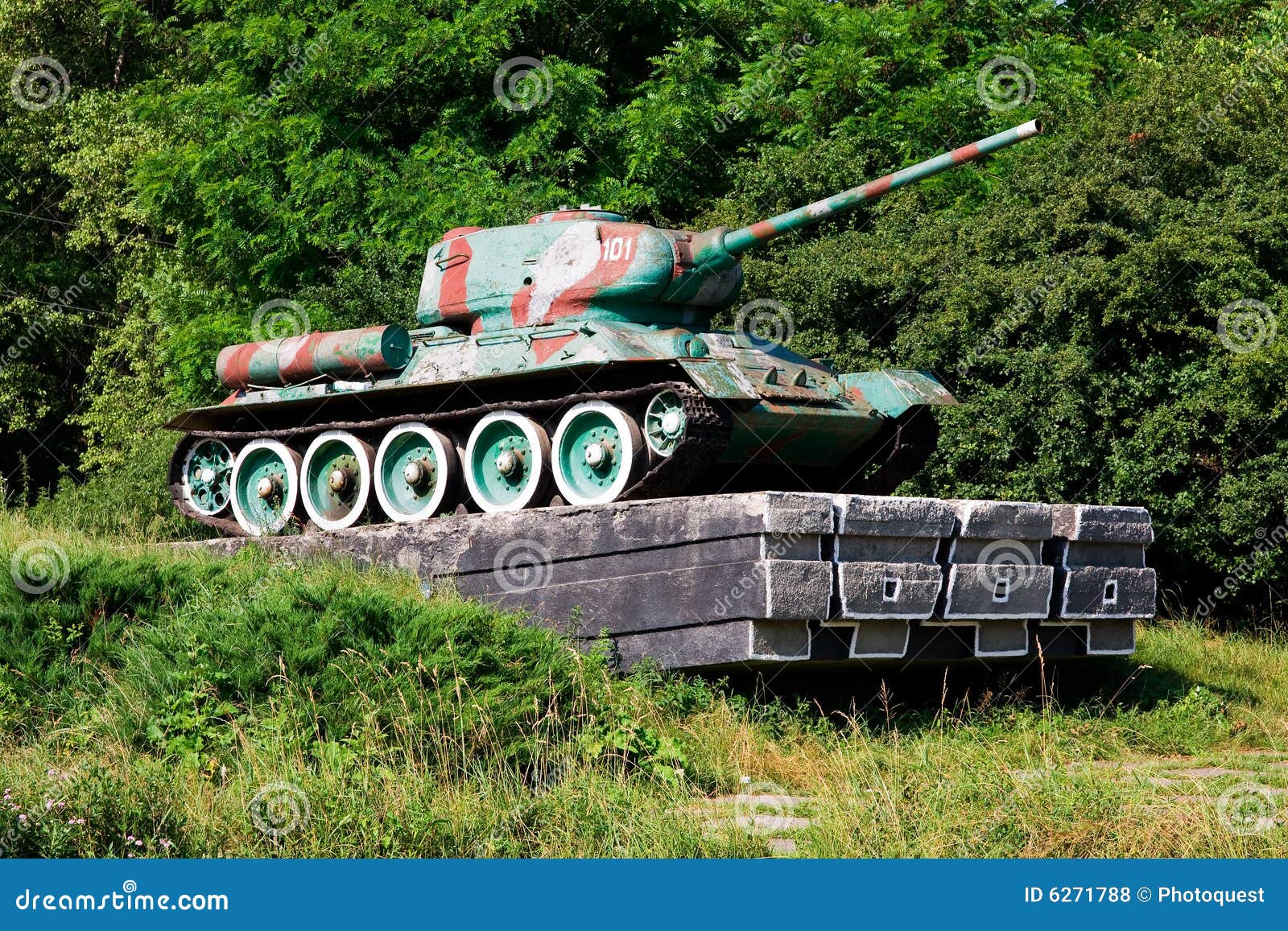 Soviet Tank Of World War II Stock Image | CartoonDealer.com #18575935