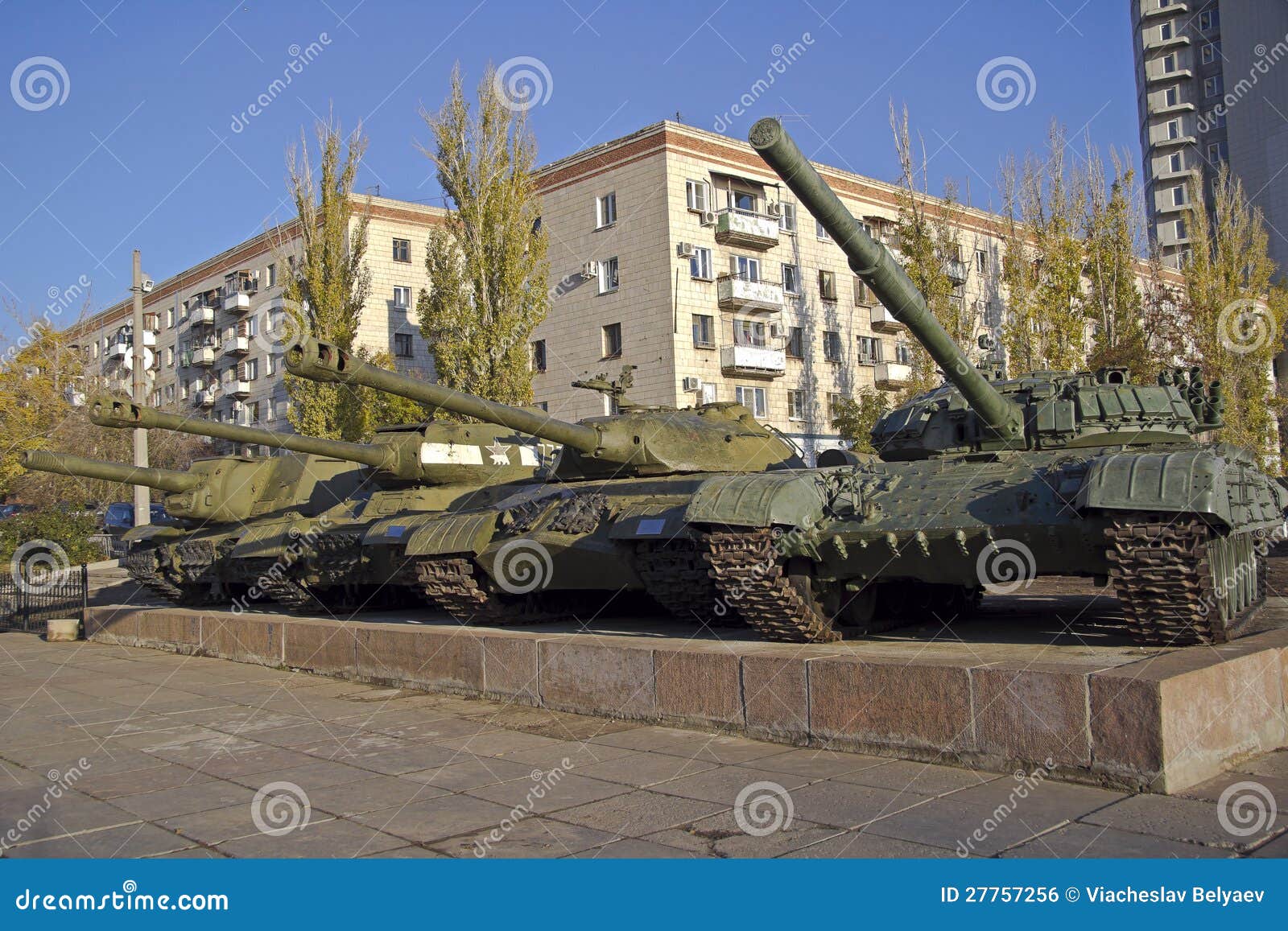 Soviet tanks stock photo. Image of stalingrad, museum - 27757256