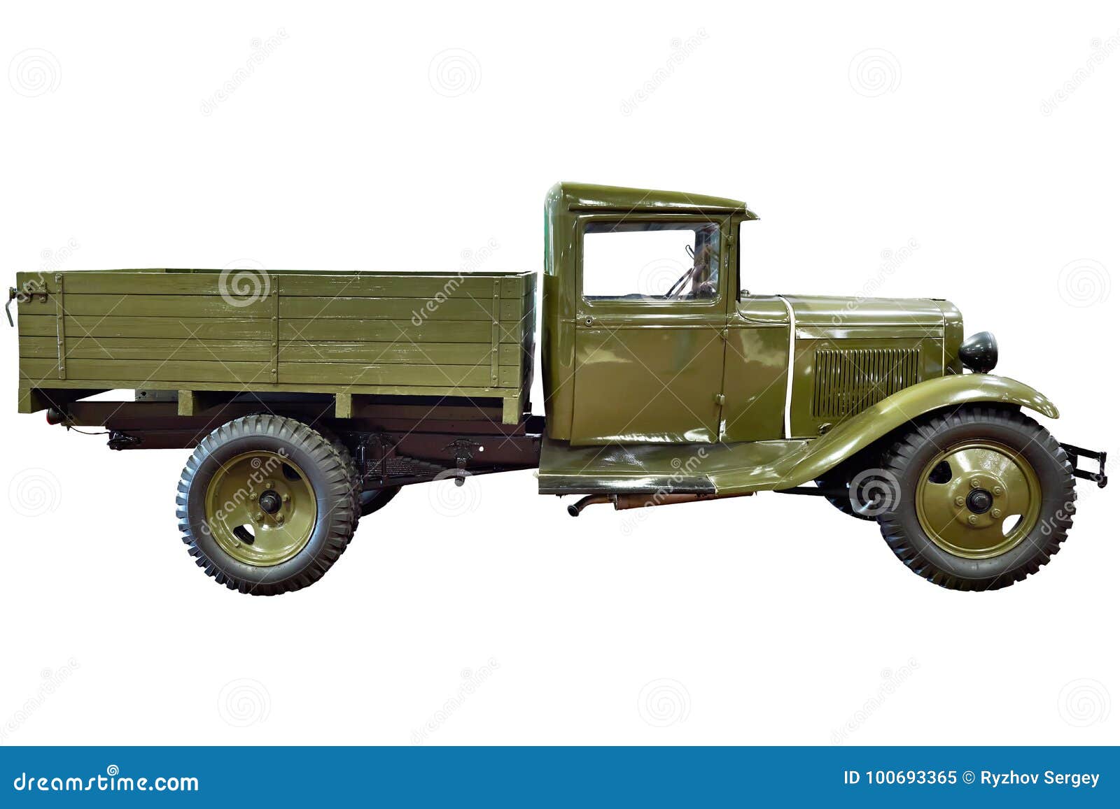 Soviet truck isolated stock image. Image of vehicle - 100693365
