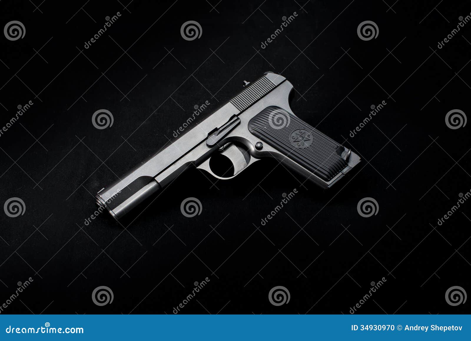 Soviet Tula Tokarev pistol stock photo. Image of replica - 34930970