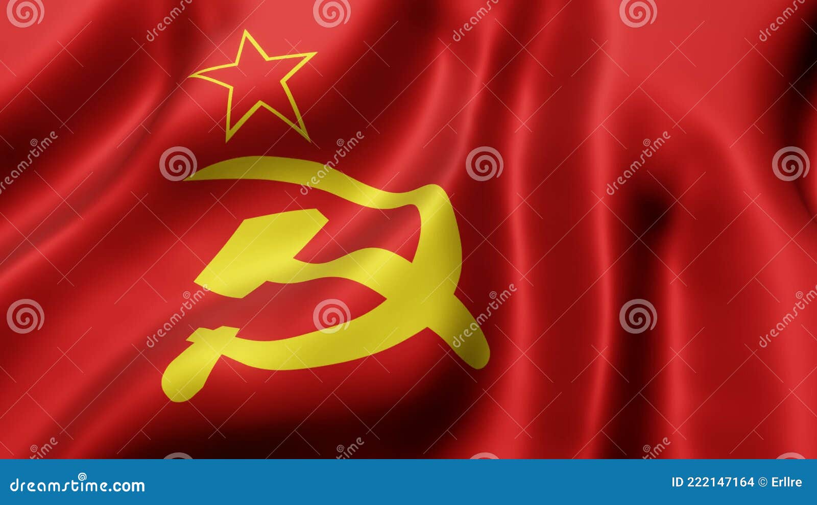 Soviet Union Flag Waving in a Looping Motion Stock Footage - Video of ...