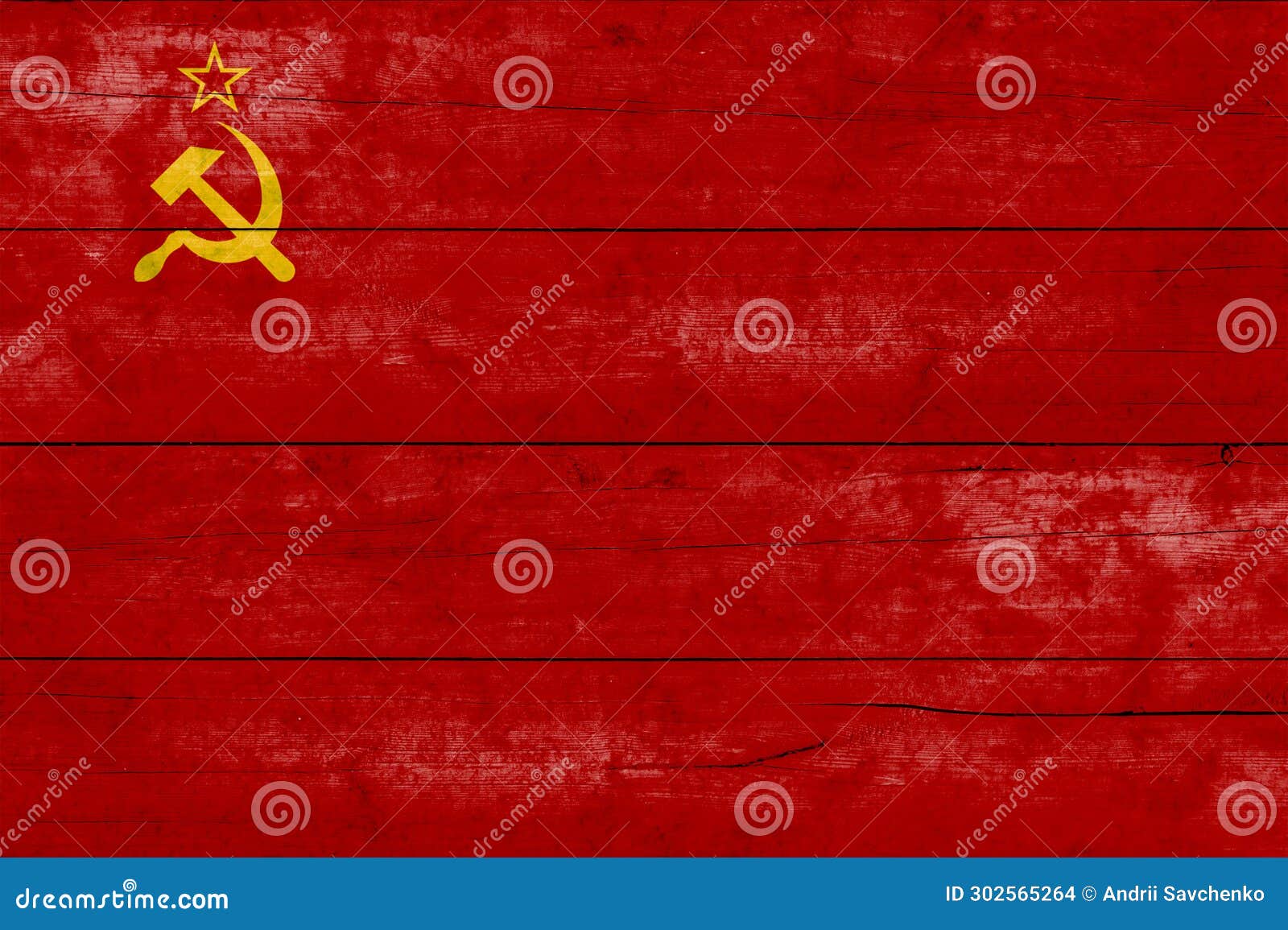 Grunge USSR Flag. Soviet Union Flag With Grunge Texture. Stock Photo ...