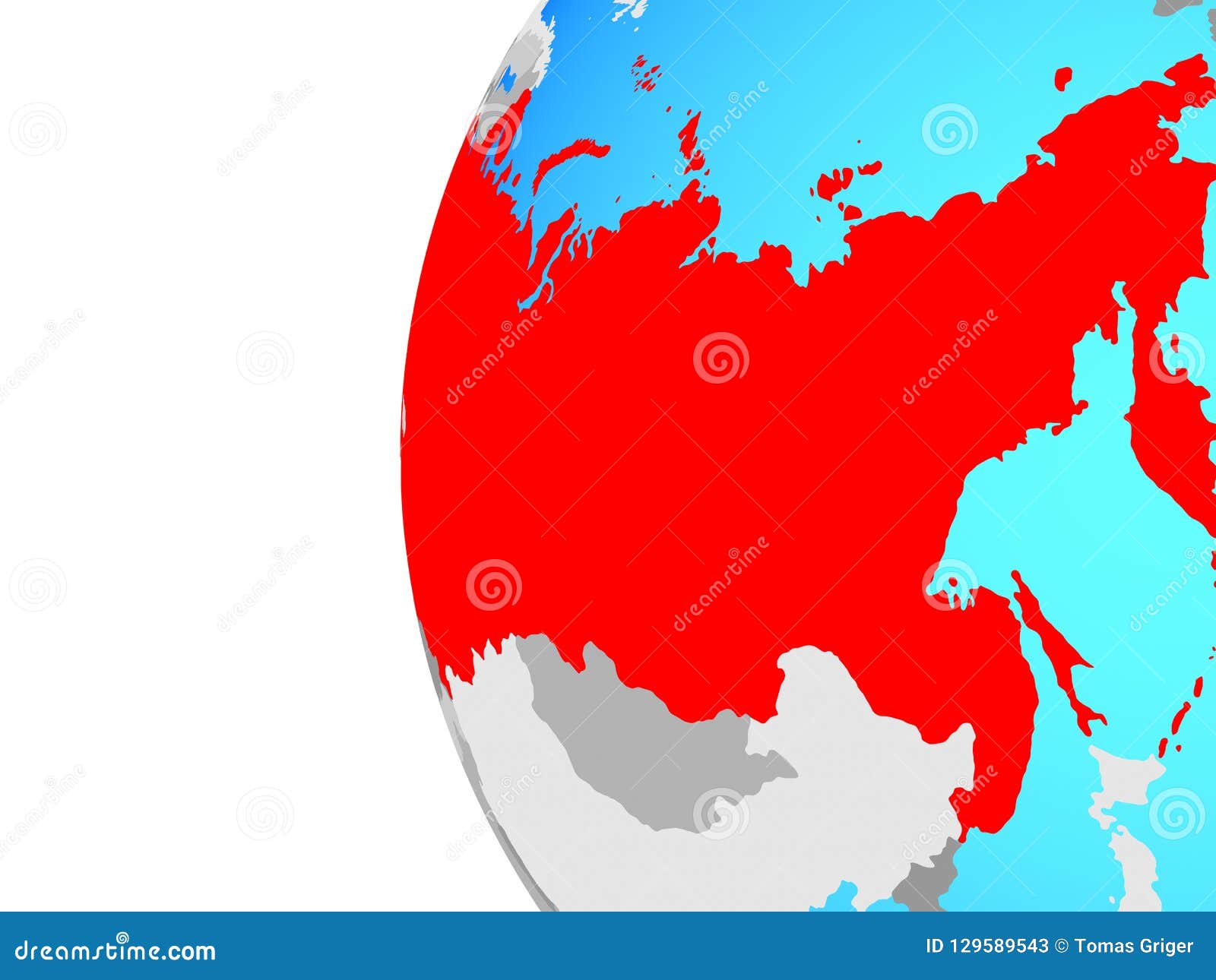 Soviet Union on globe stock illustration. Illustration of soviet ...
