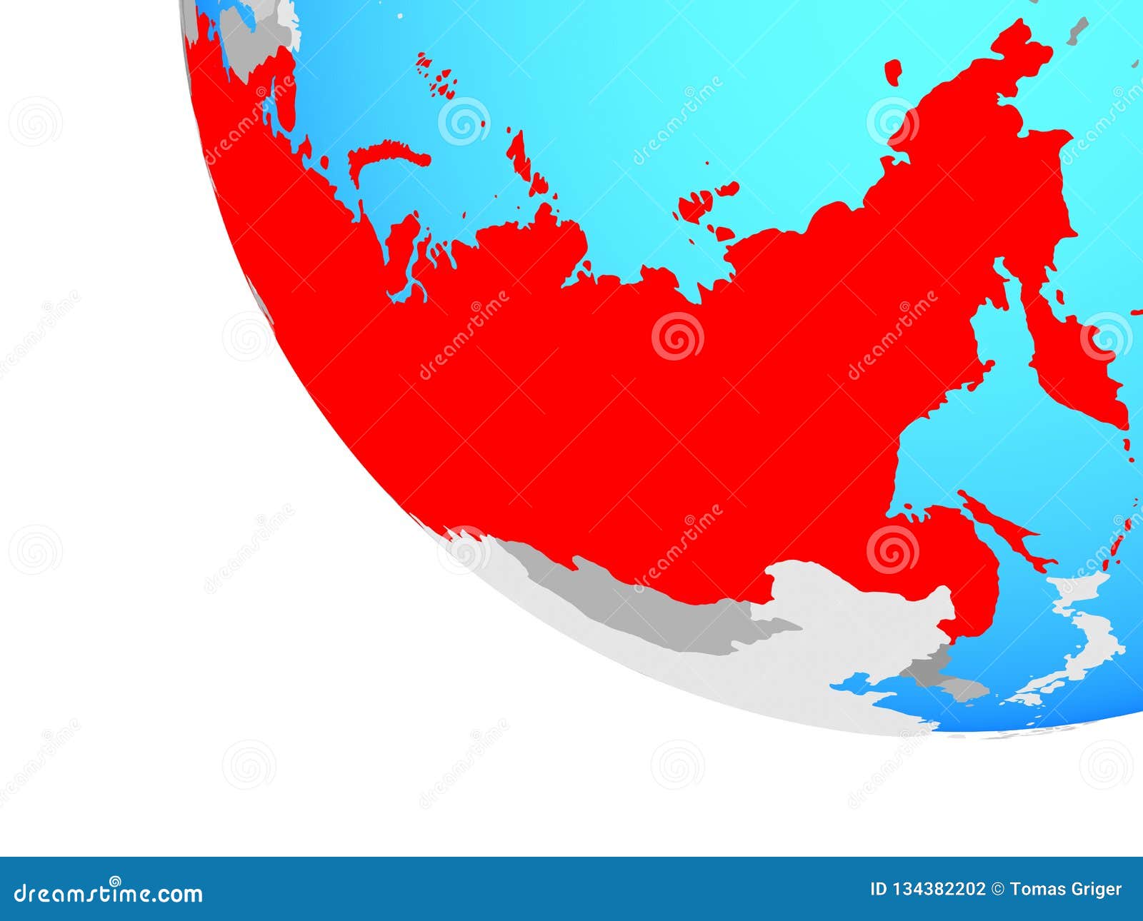 Soviet Union on globe stock illustration. Illustration of ussr - 134382202