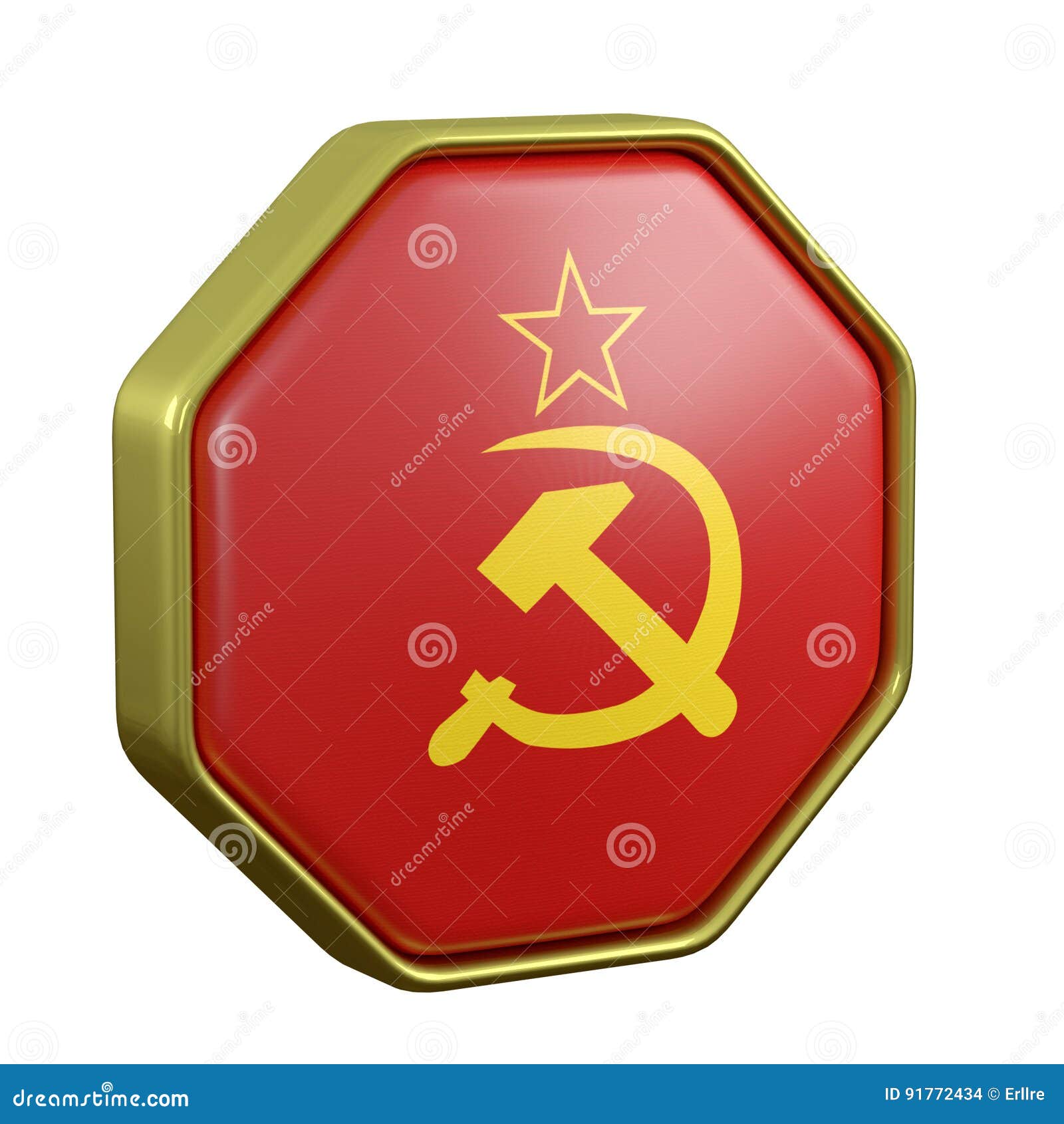 Soviet Union symbol stock illustration. Illustration of russia - 91772434