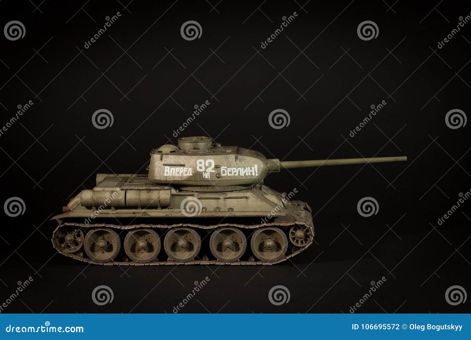 Soviet Union Tank T-34/85 Model Editorial Photography - Image of ...