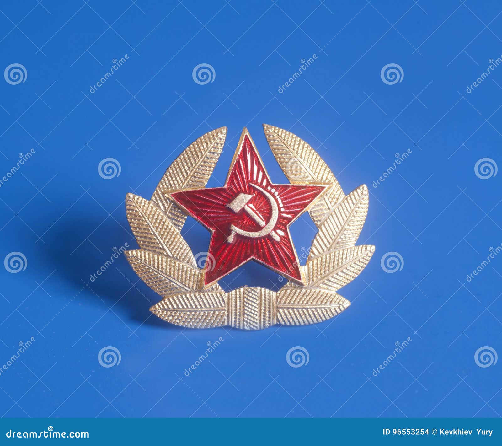 Soviet Ussr Star and Laurel Wreath Stock Photo - Image of army, armed ...