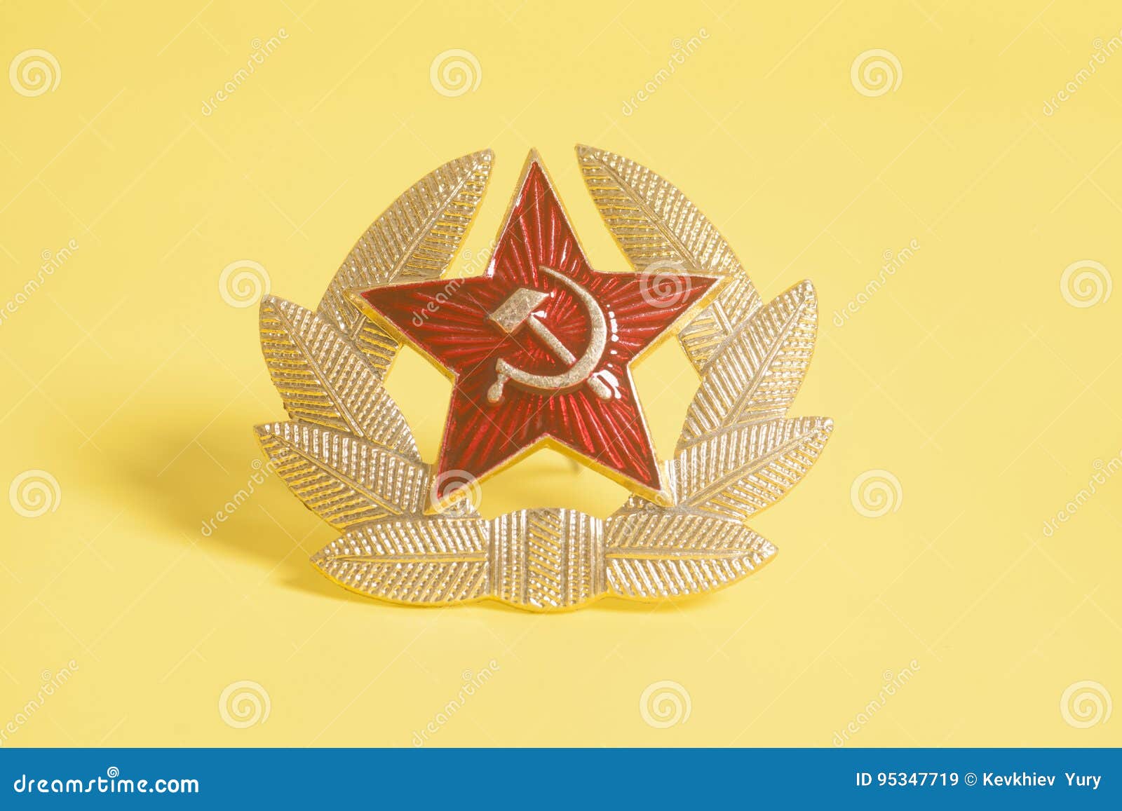 Soviet Ussr Star and Laurel Wreath Stock Image - Image of formalwear ...